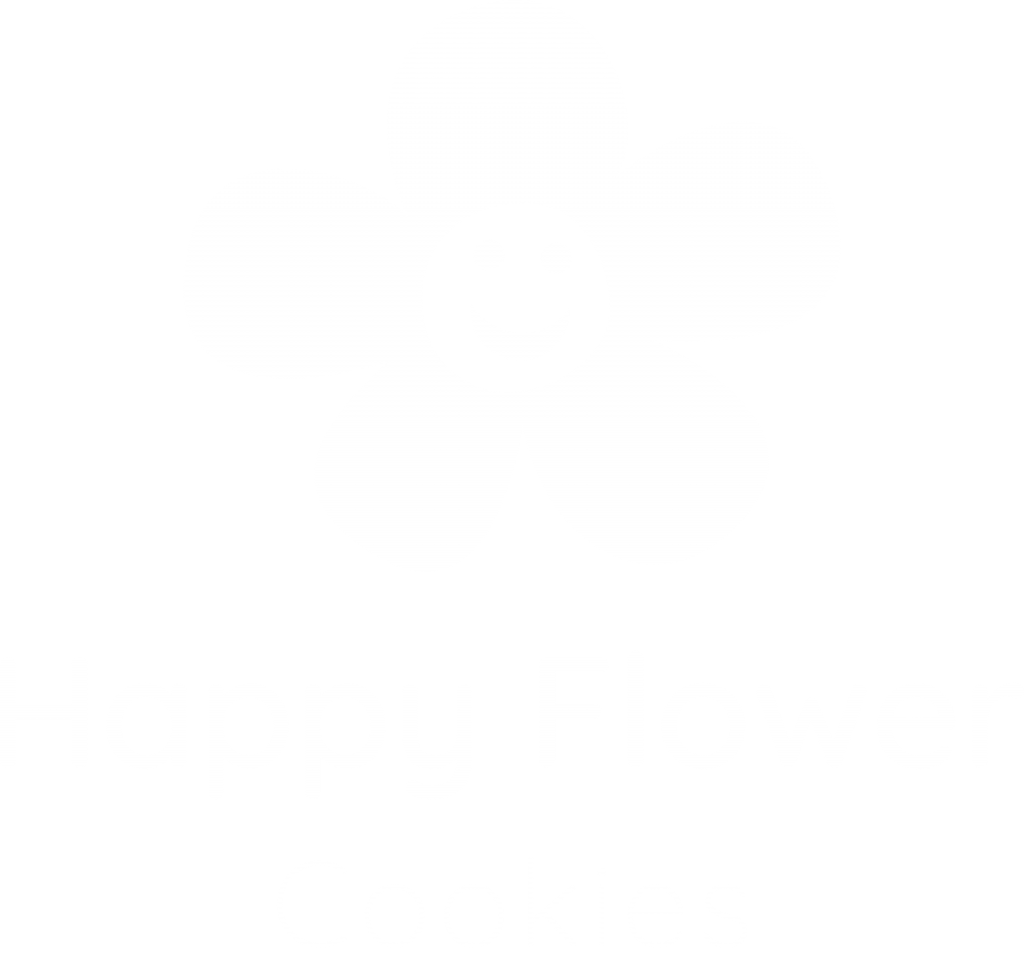 White on Transparent – Happy Flower Cookies